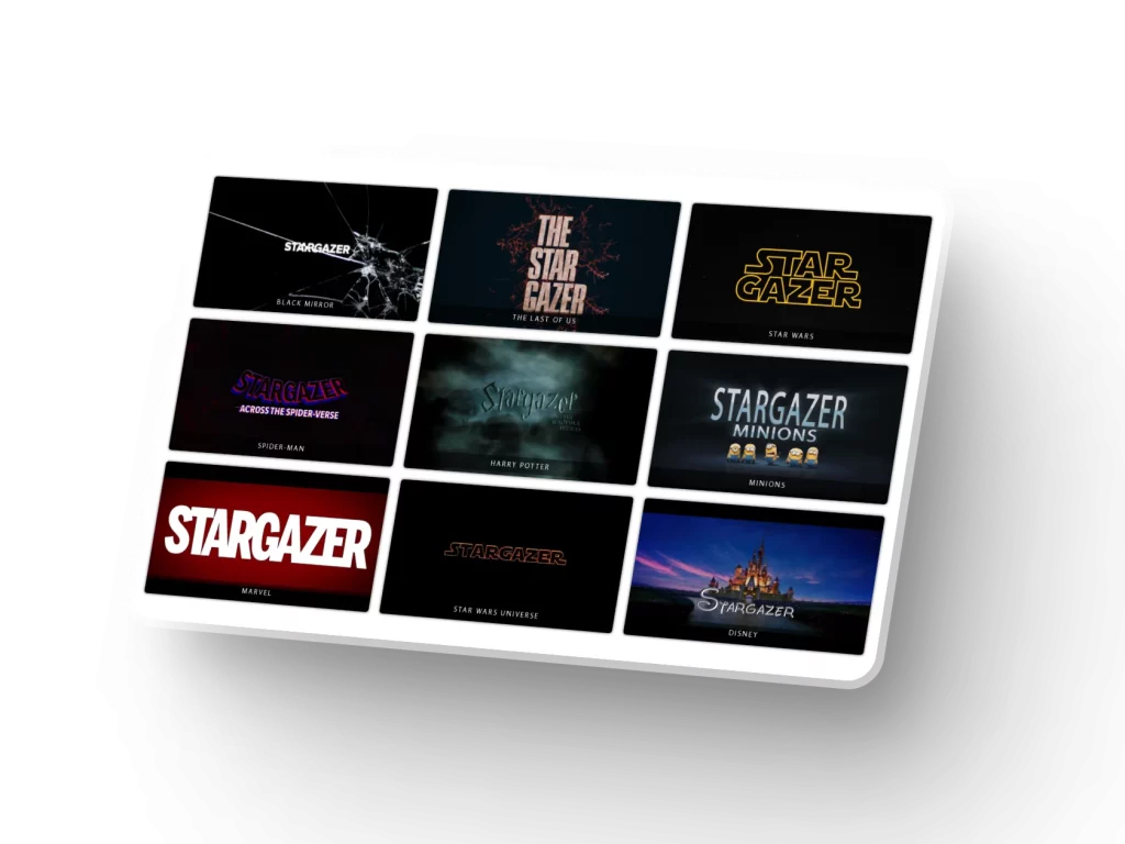 Stargazer - Create Stunning Themed Intros